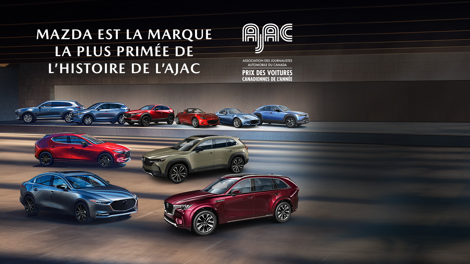 Mazda Canada : VUS, VÉ, Voitures de taille moyenne, Compactes et Crossovers